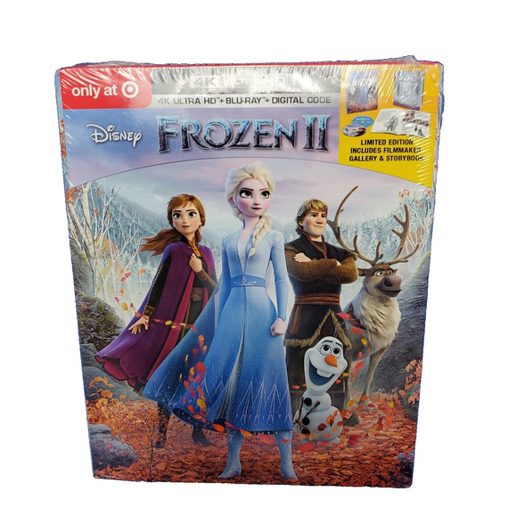 Media | Frozen Ii Dvd Limited Edition Bluray 4k Digital Storybook ...